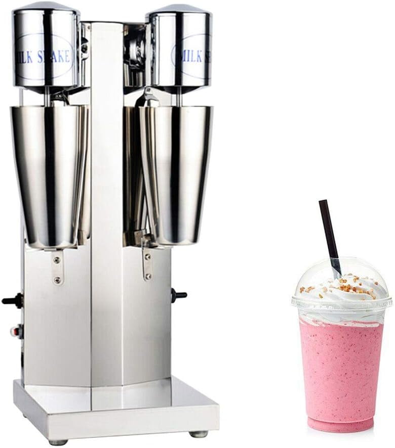 Electric Milkshake Maker, 110V 18000RMP Commercial Stainless Steel Drink Mixer Machine Smoothie ...