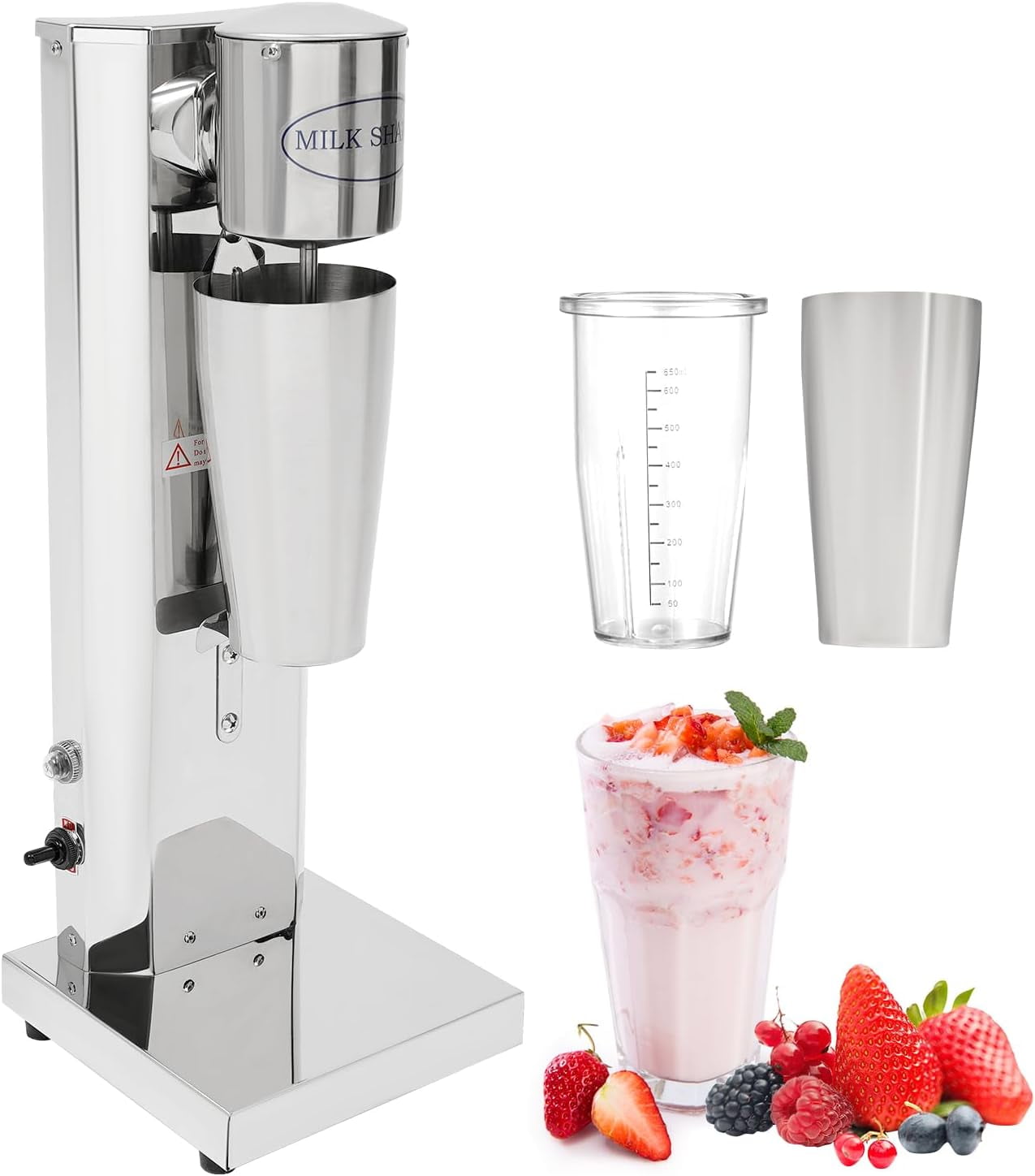 Electric Milkshake Maker Machine, Commercial Stainless Steel Milk Shake ...