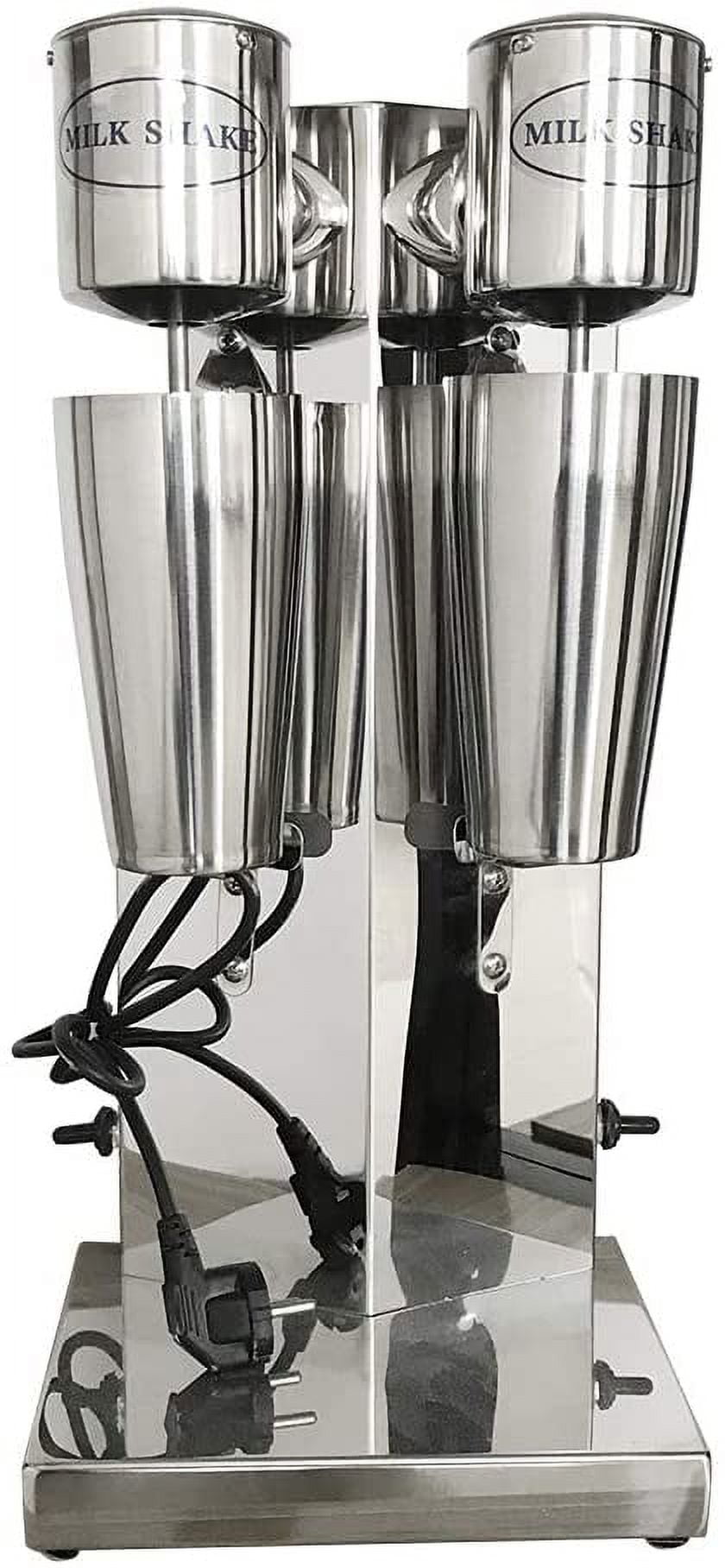 Electric Milkshake Mixer Maker,Double Head Milk Shaker Drink Malt Mixer ...