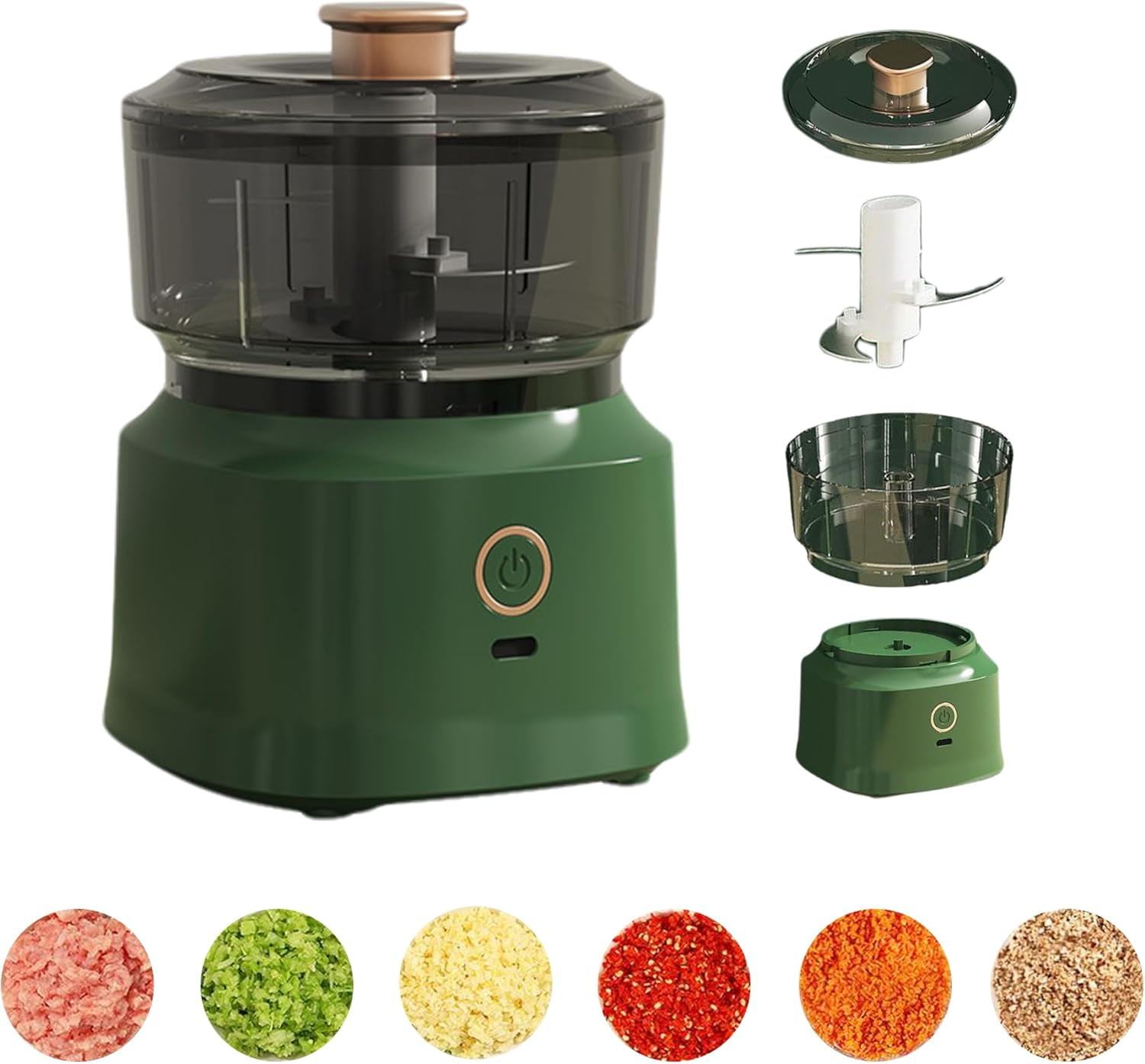 Electric Mini Chopper Food Processor: USB Charging Mini Food Chopper ...