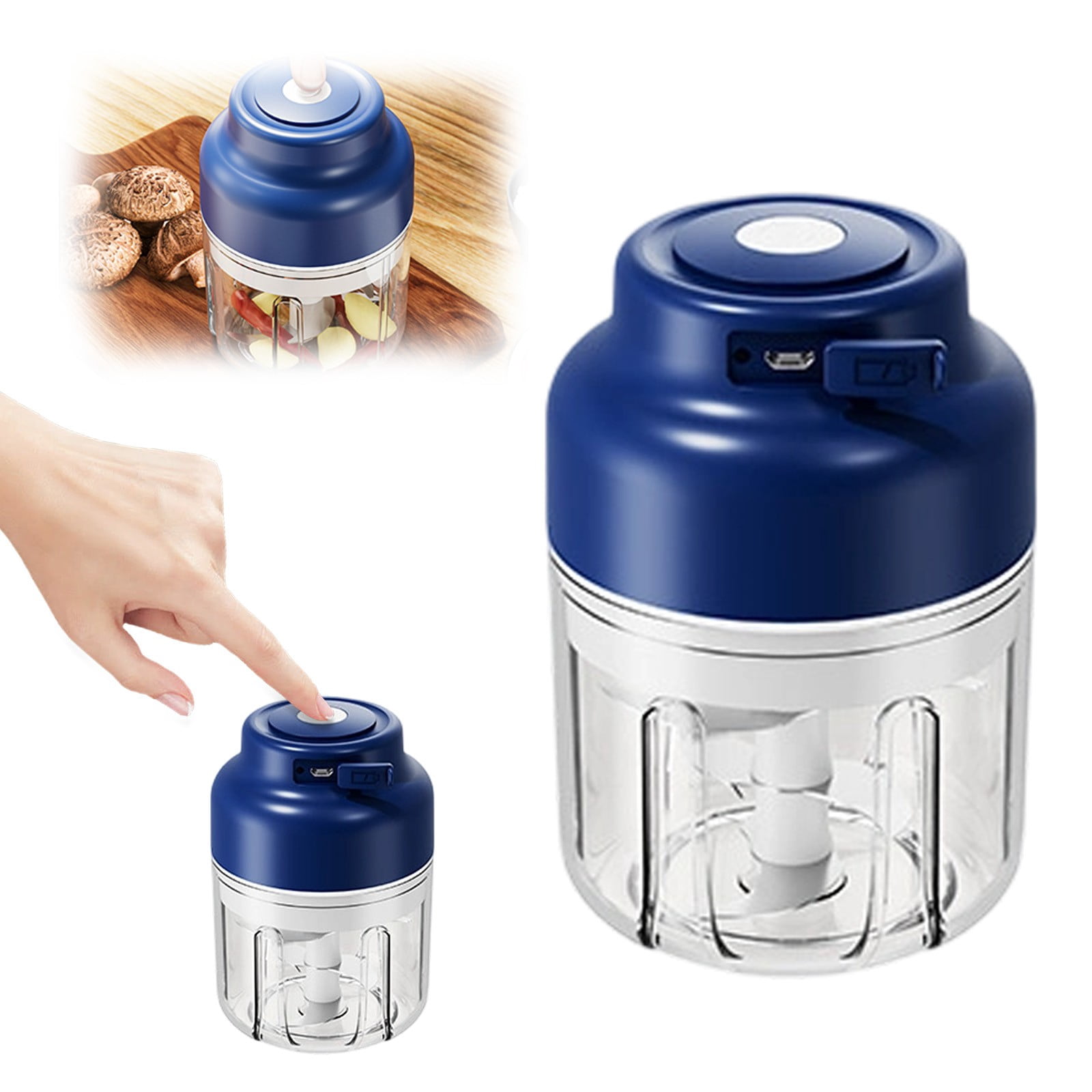 Electric Mini Food Chopper,2026 New Mini Portable Veggie Chopper USB ...