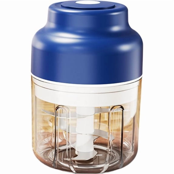 Electric Mini Garlic Chopper Set, New Small Garlic Chopper Mincer ...