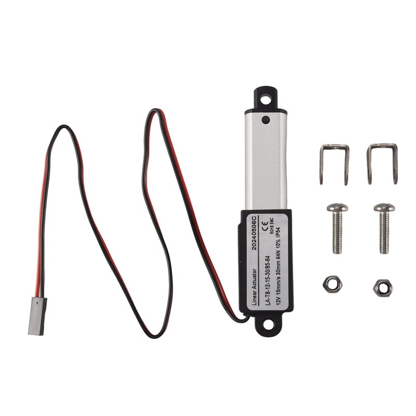 Electric Mini Linear Actuator - 1.2inch Stroke, 64N/14.4Lb, Speed 0 ...