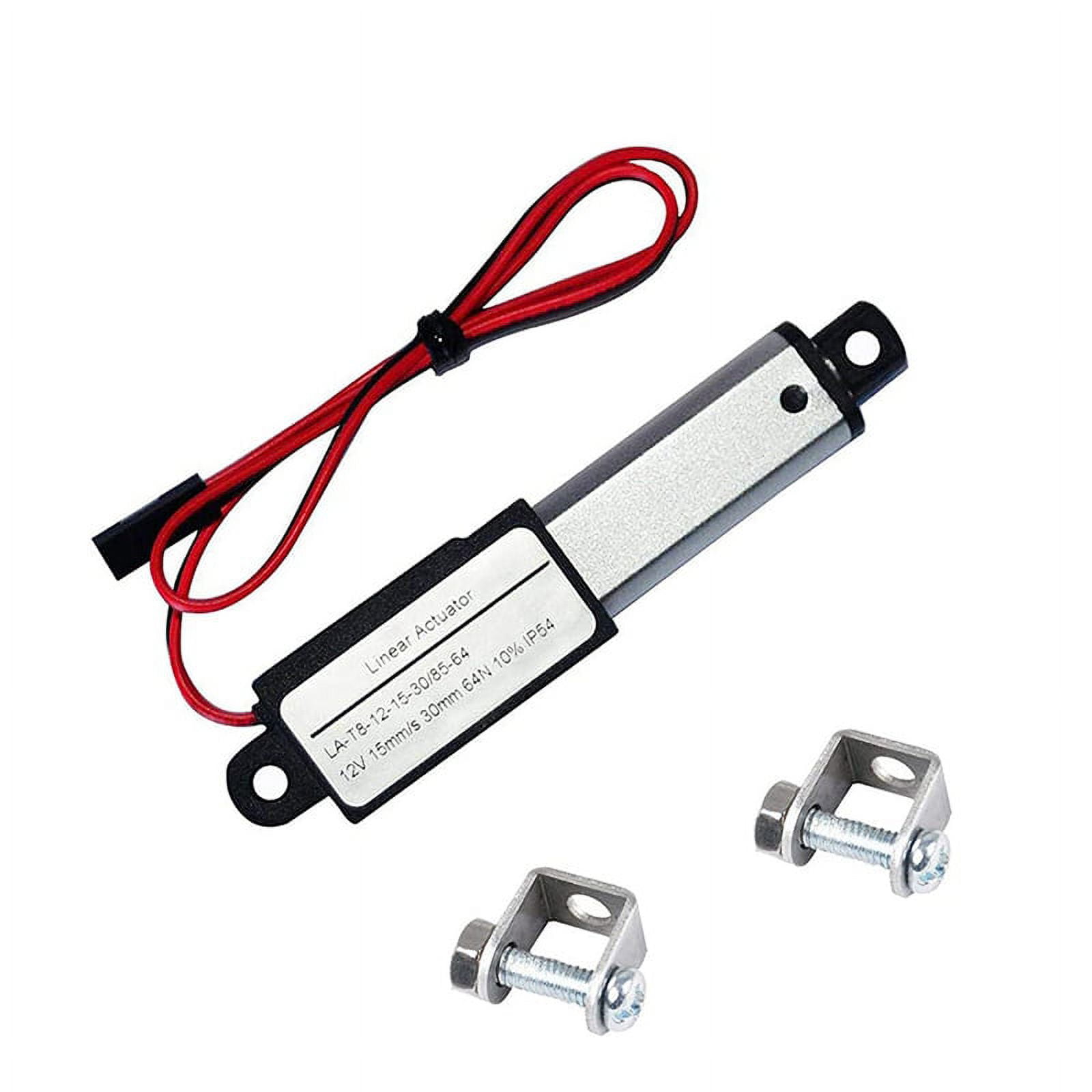 Electric Mini Linear Actuator - 1.2inch Stroke, 64N/14.4Lb, Speed 0.6Inch/S Mini Waterproof ...