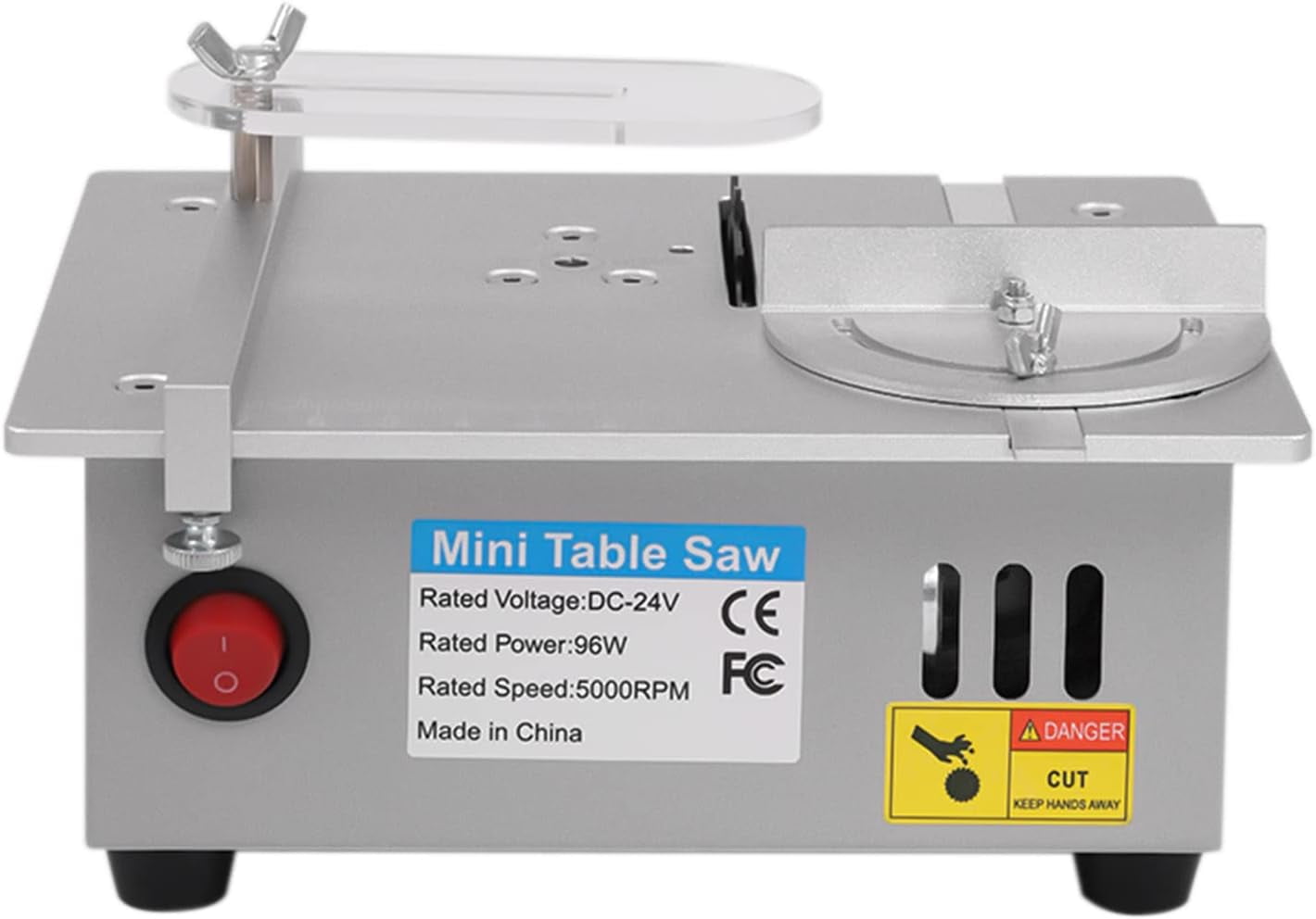 Electric Mini Table Saw Handmade Woodworking Saw Adjustable Cut Depth ...