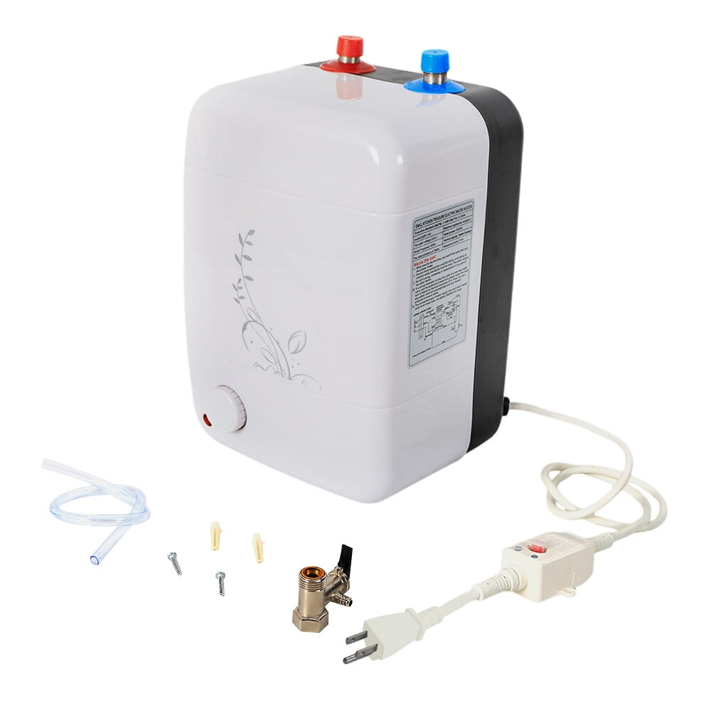 Electric Mini-Tank Water Heater 1.5KW 2.1-Gallon 8L, Floor Mounted 110V ...