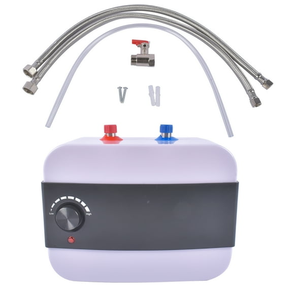 Electric Mini Tank Water Heater 2 Gallons Small Pressure Resistant Hot ...
