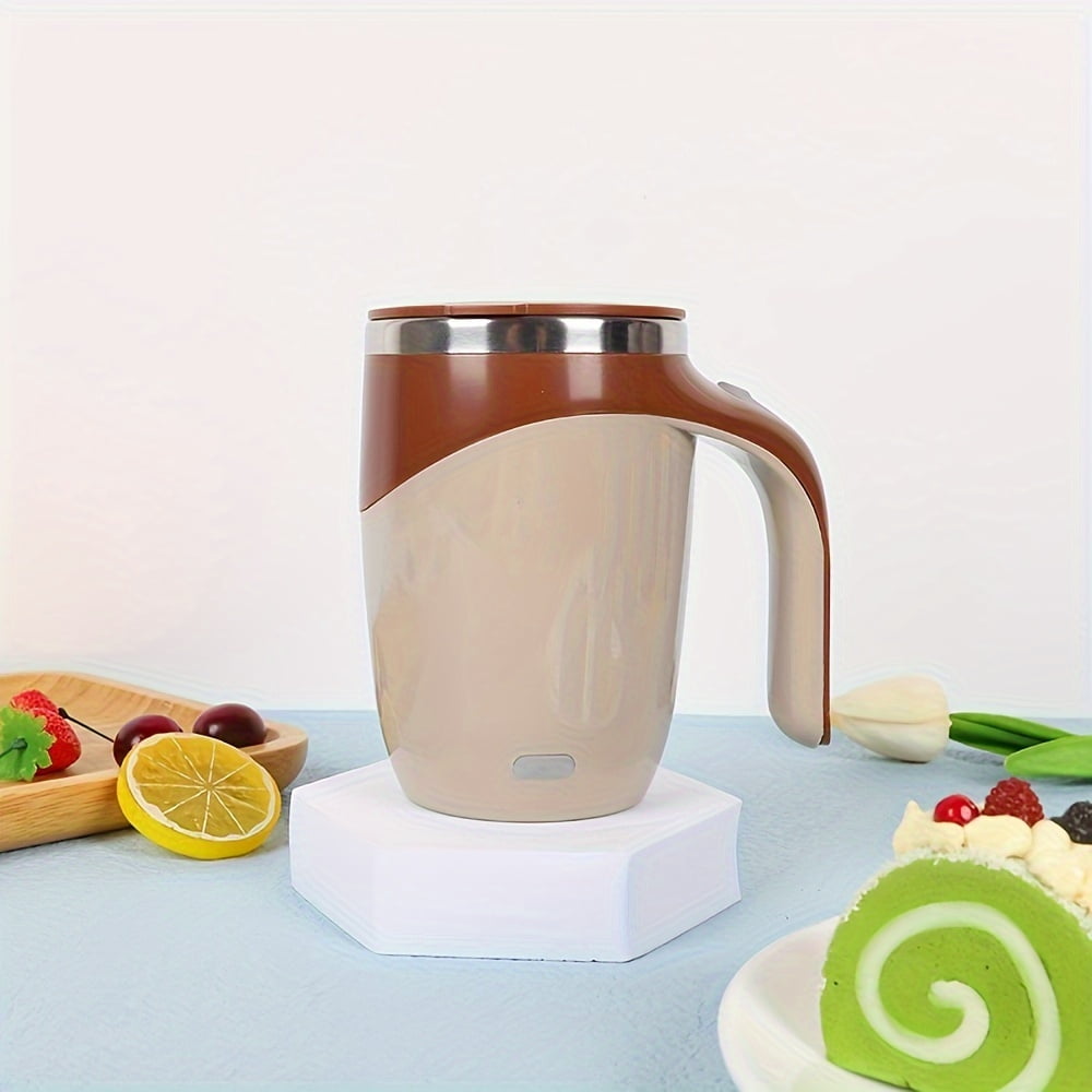Electric Mixing Cup – Coffee Color Portable Automatic Stirrer ...