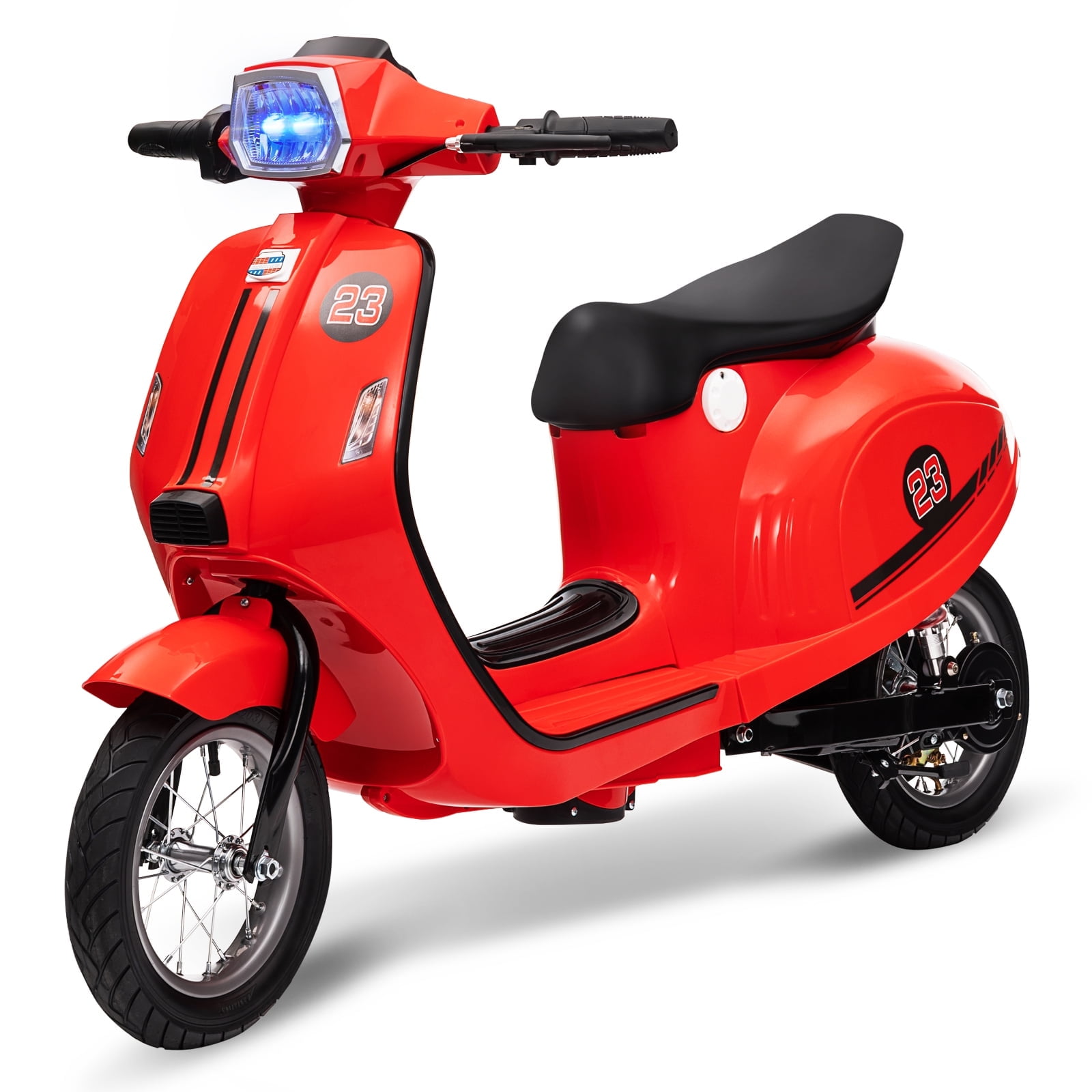 Electric Moped Scooter for 8-12 Kids, 24V 350W Kids Ride on Motorcycle ...