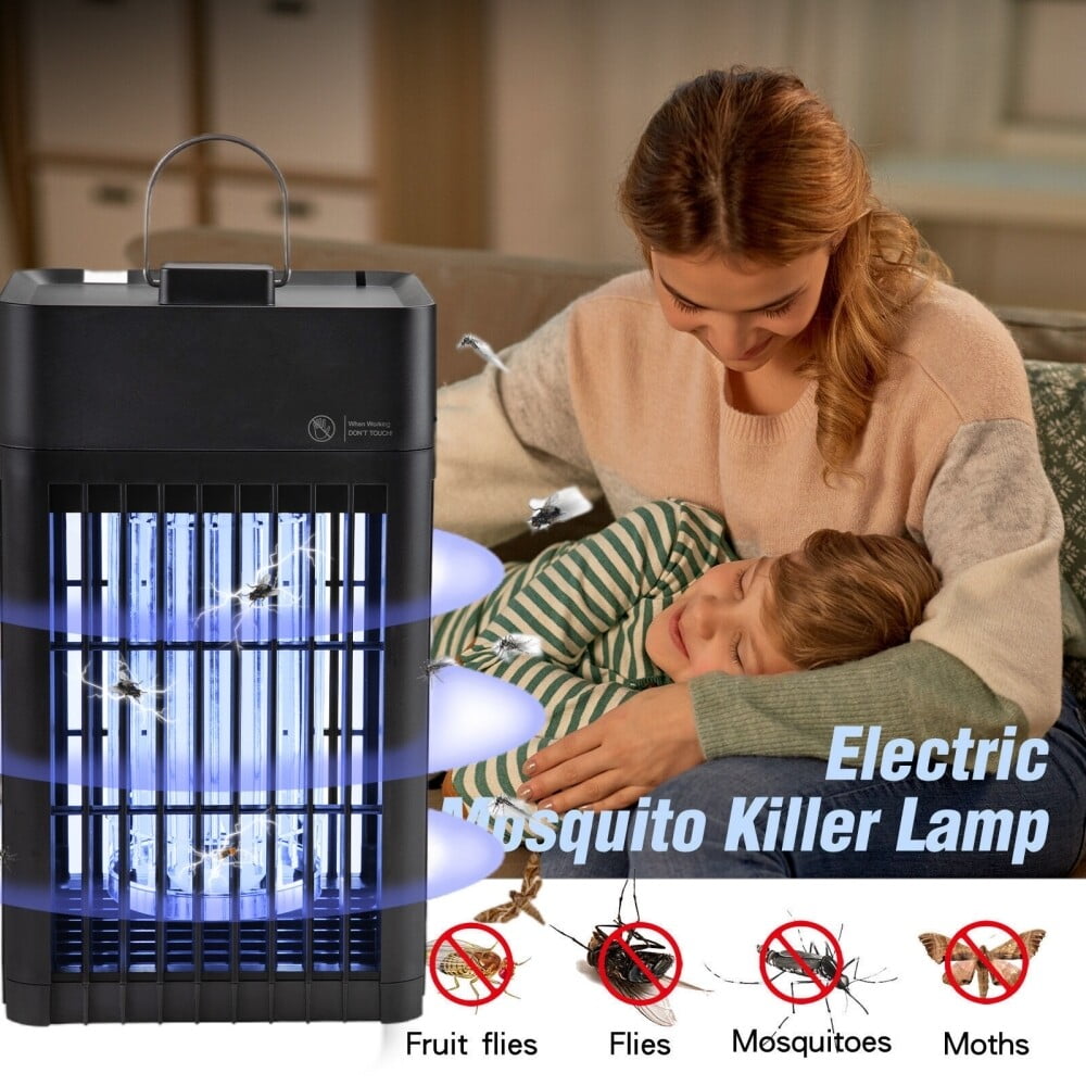 Electric Mosquito Fly Bug Insect Zapper Killer Trap Pest Control Lamp ...