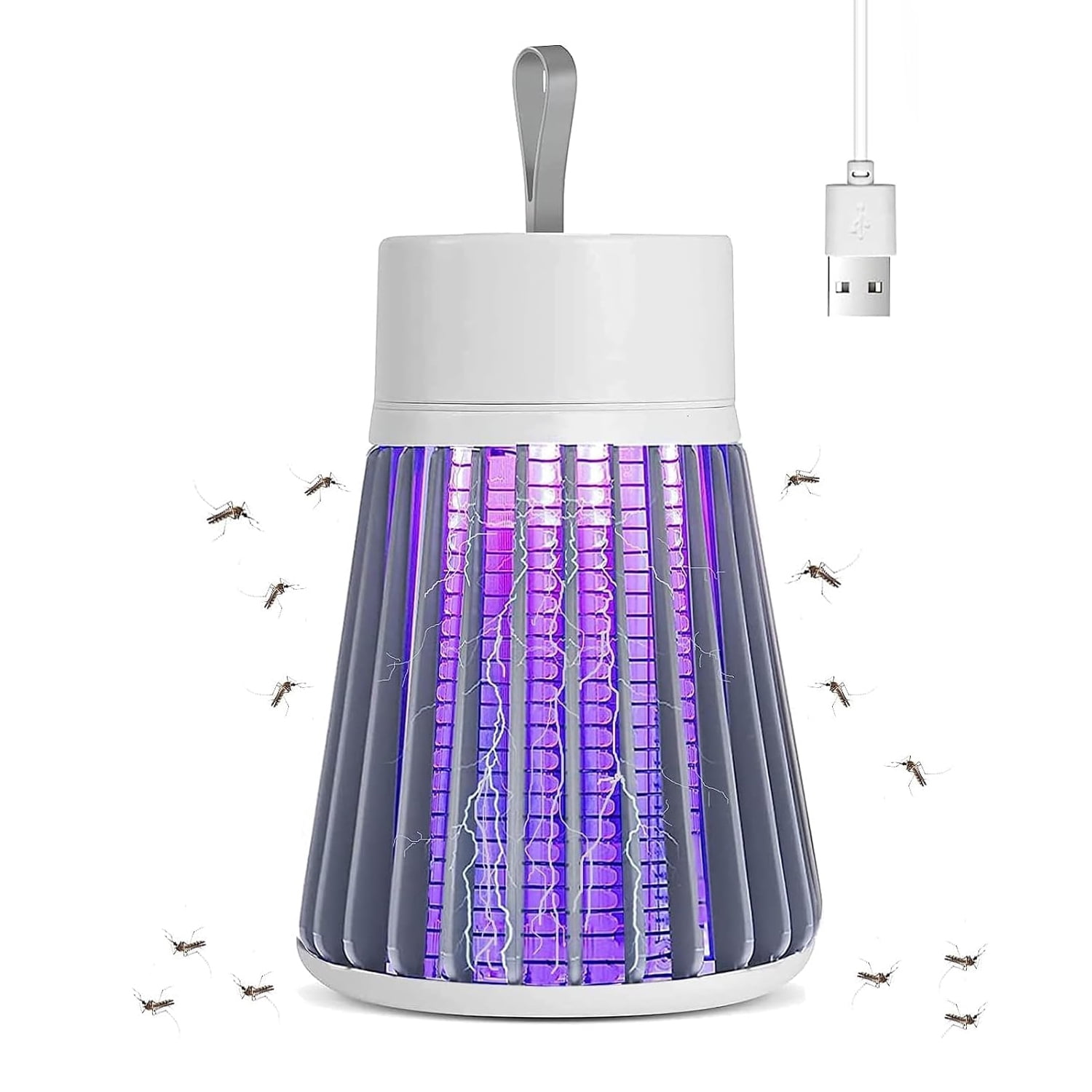 Electric Mosquito Fruit Fly Traps, Cordless Bug Zapper for Indoors ...