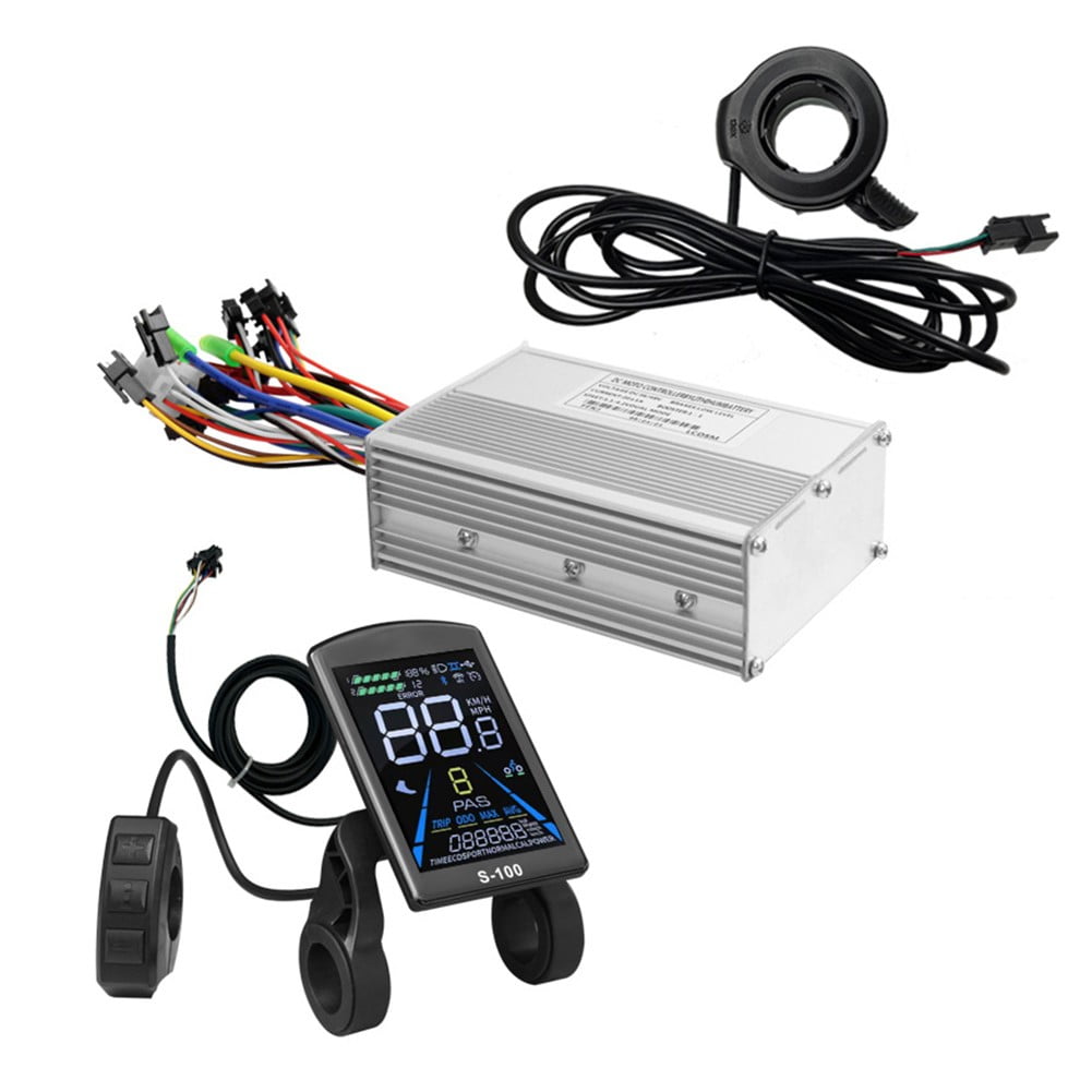 Electric Motor Brushless Controller Kit 36V/48V 250W/500W with Display ...