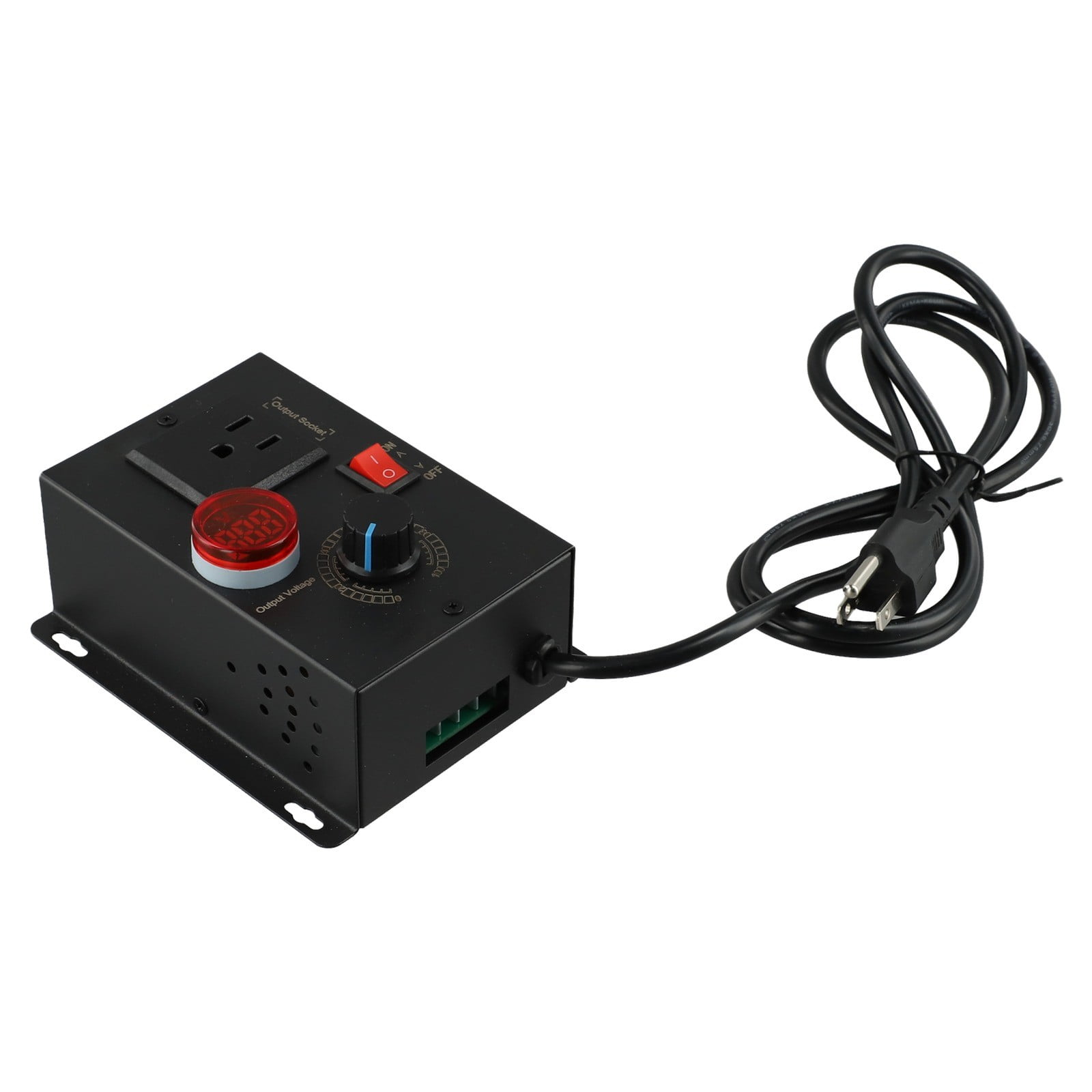 Electric Motor Speed Controller Adjustable AC 0-220V 15A 4000W Voltage ...