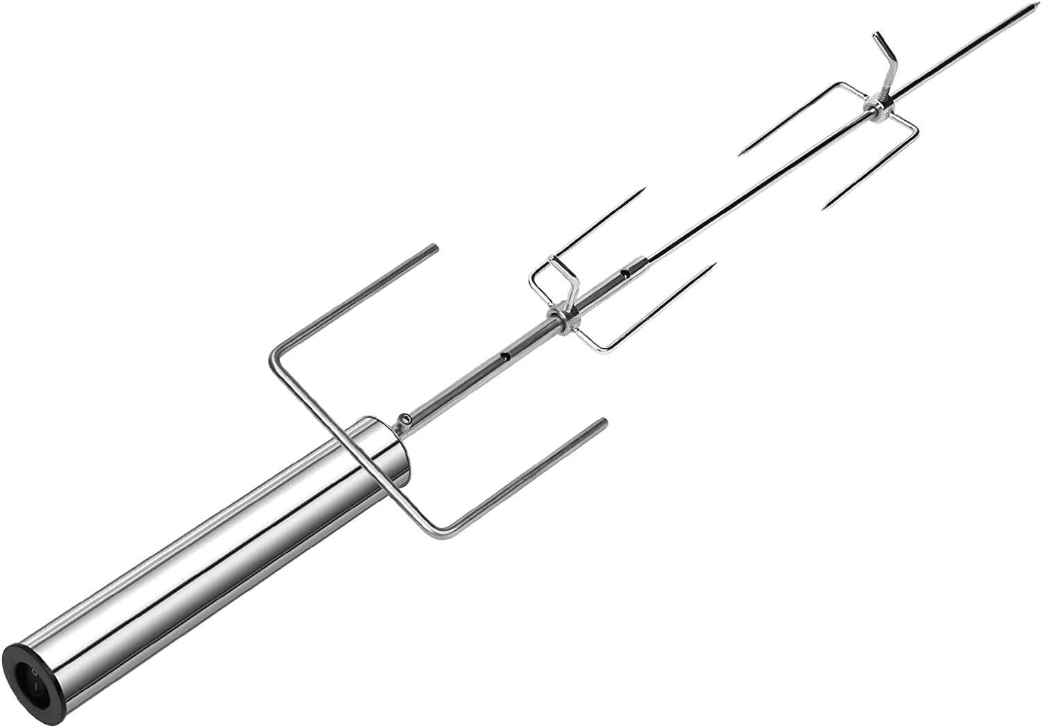 Electric Motor Universal Grills Rotisserie Kit, Cordless Portable ...