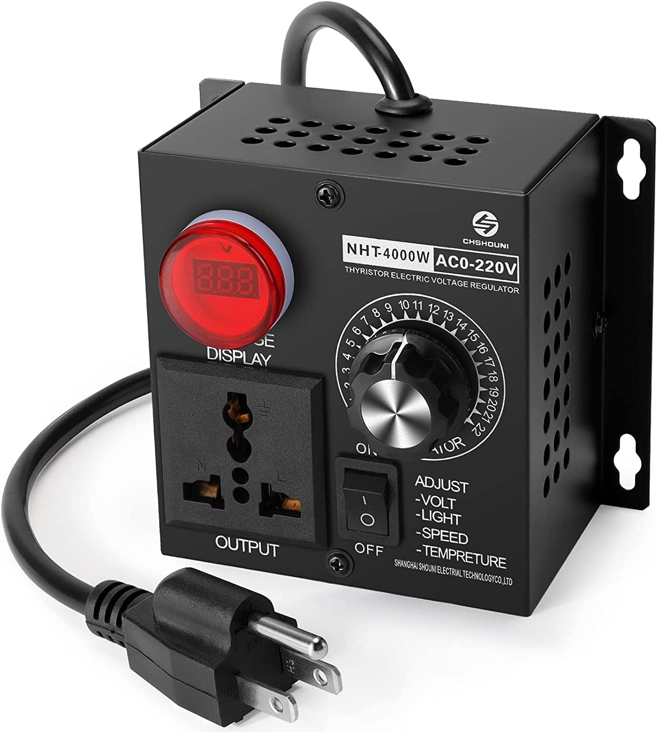 Electric Motor Variable Speed Controller - 120V~220V 15A 4000W AC Motor ...