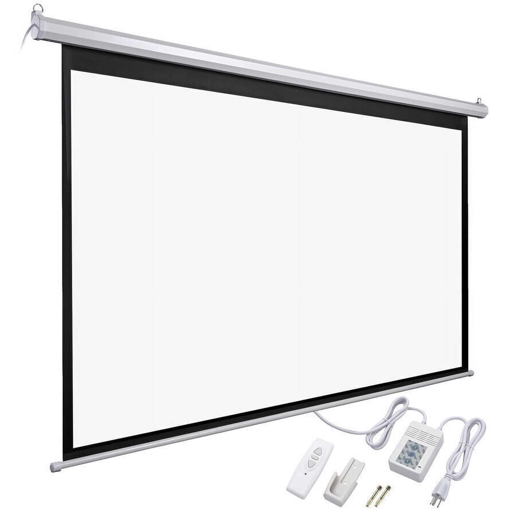 Electric Motorized Projector Screen with Remote Control, 92", 16:9 ...