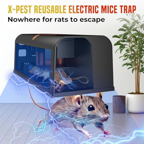 Electric Mouse Trap Zapper, Rat Traps Indoor for Home, Electronic ...