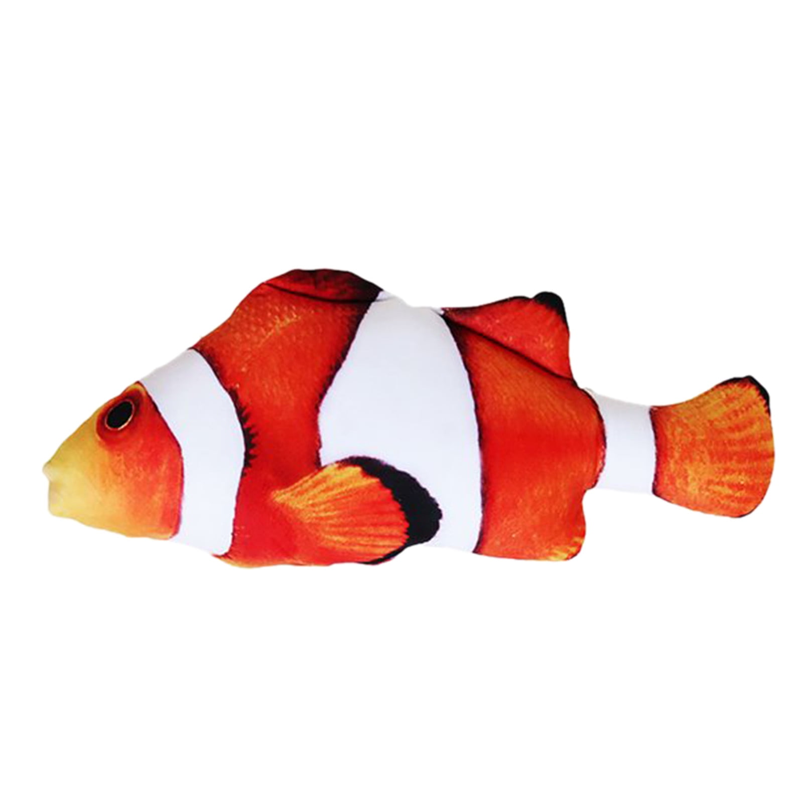 Electric Moving Fish Cat Toy Realistic Plush Wagging Fish Cat Toys ...