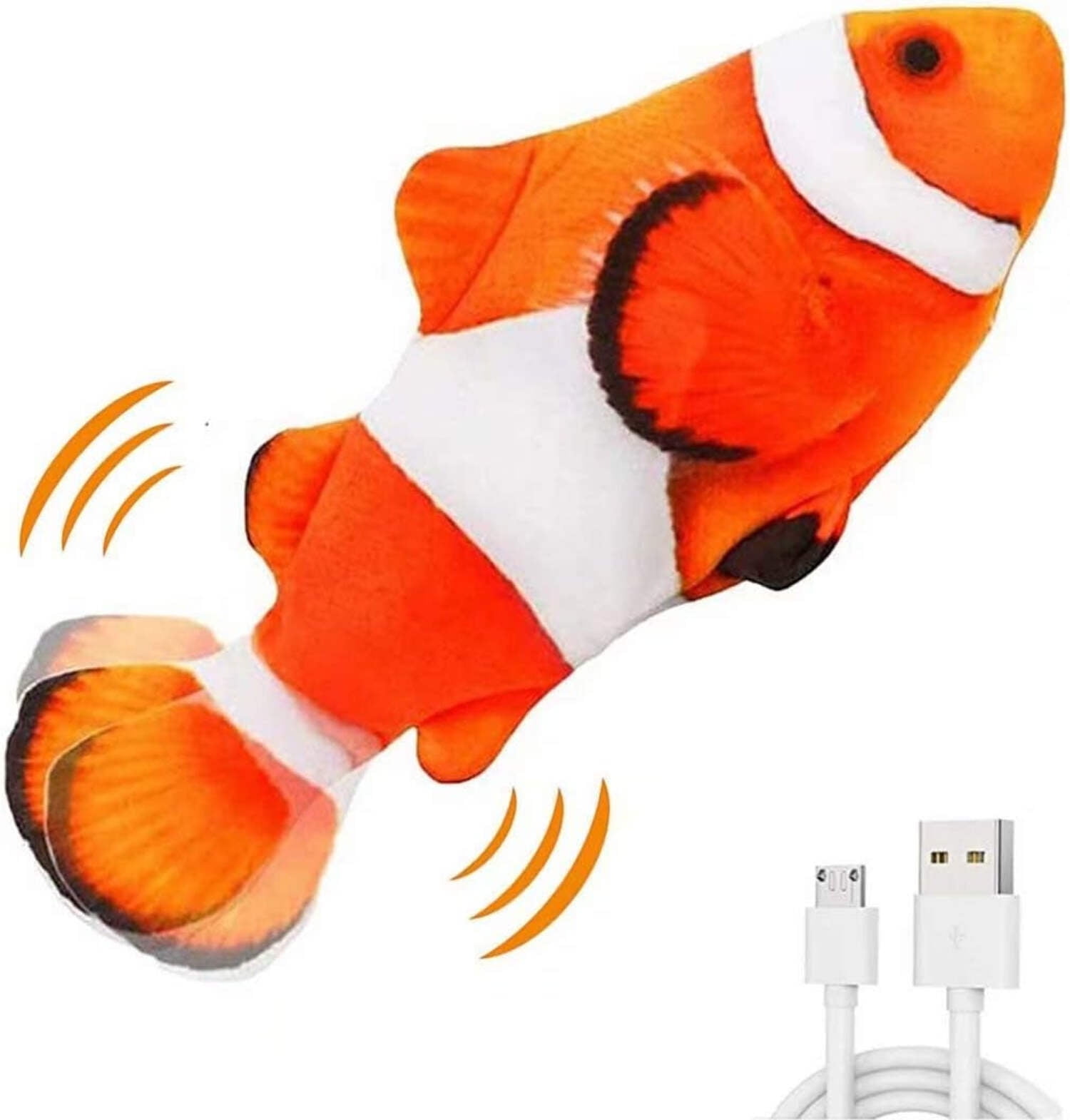 Electric Moving Fish Interactive Plush Toys - Walmart.com