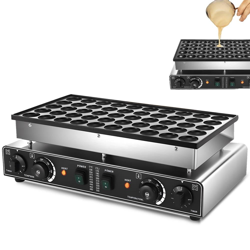 Electric Muffin Maker Timer Stainless Steel Non-Stick Pancakes Maker ...