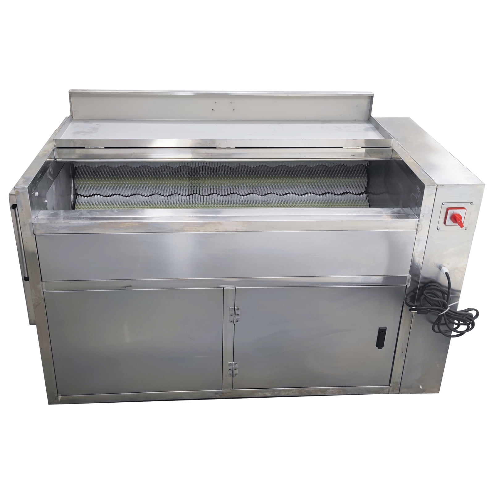 Electric Multi-Function Rolling Peeling Machine 110V Commercial Potato ...
