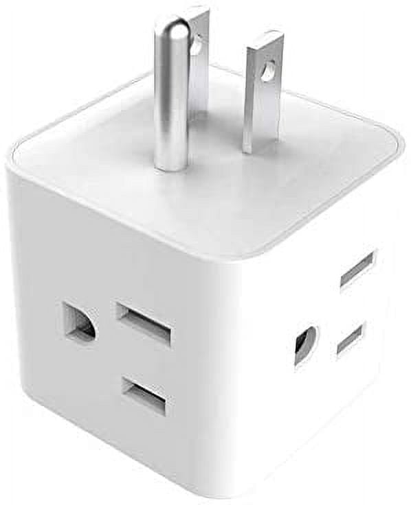 Electric Multi Outlet with 2 USB Ports, Power Outlet Extender USB Wall ...