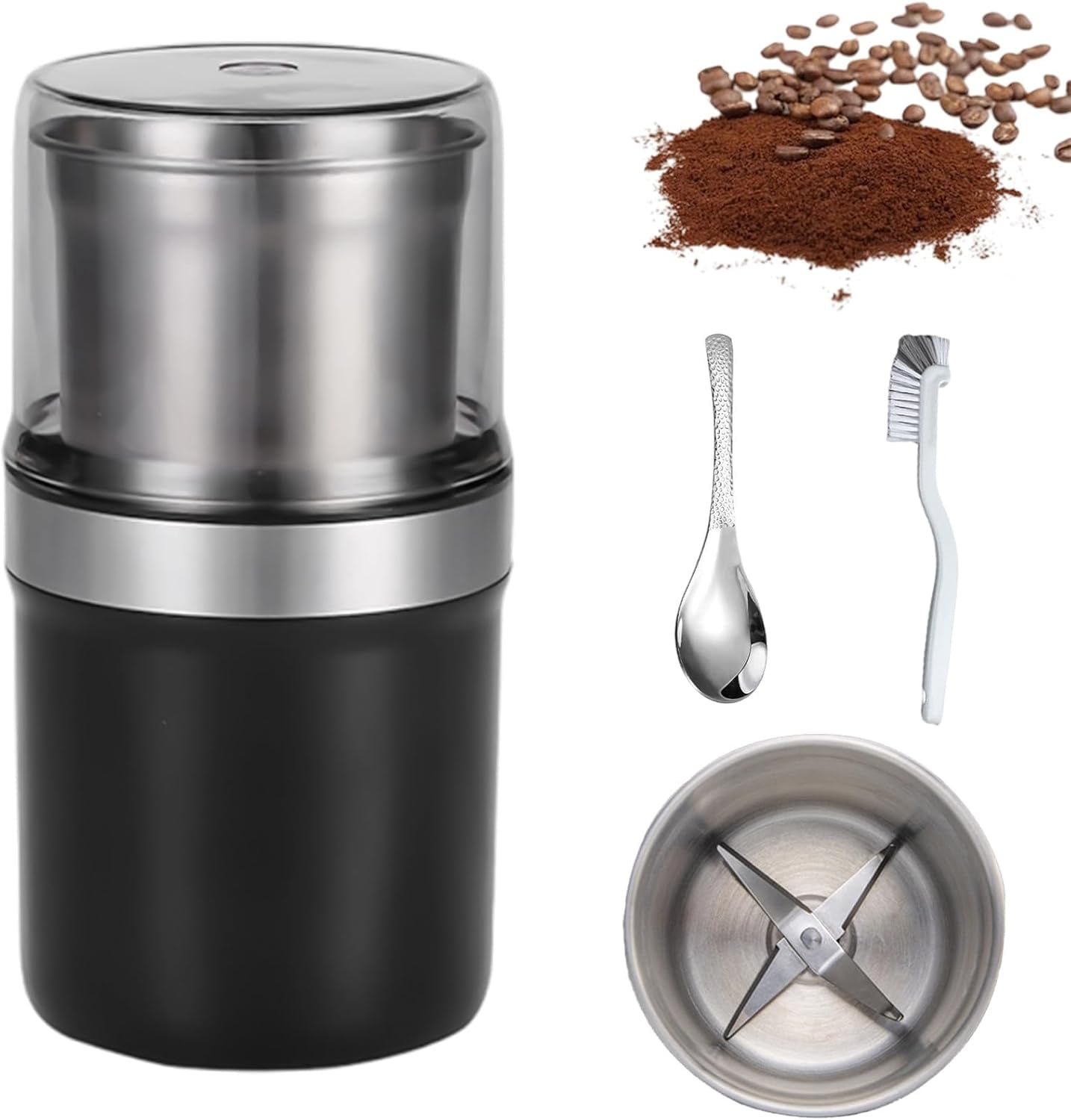 Electric Multi-Use Cup Grinder - Large Capacity Stainless Steel ...