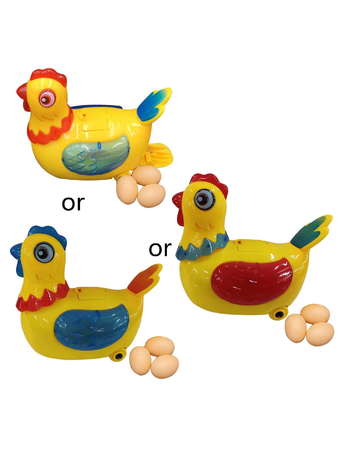Electric Musical Plastic ChickenAn1ma1Toy-The Magic Chicken with 3 Eggs ...