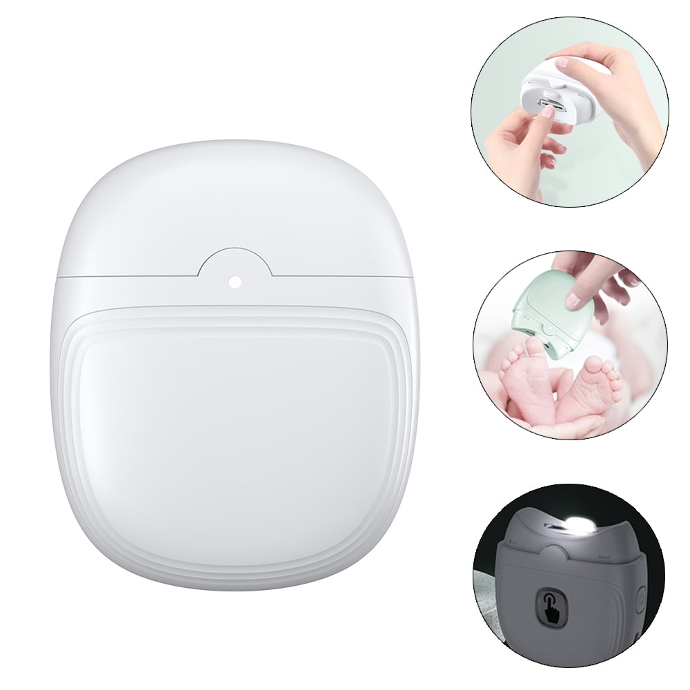 Electric Nail Clipper, 3 in 1 Fingernail Trimmer, Polisher & Clip ...