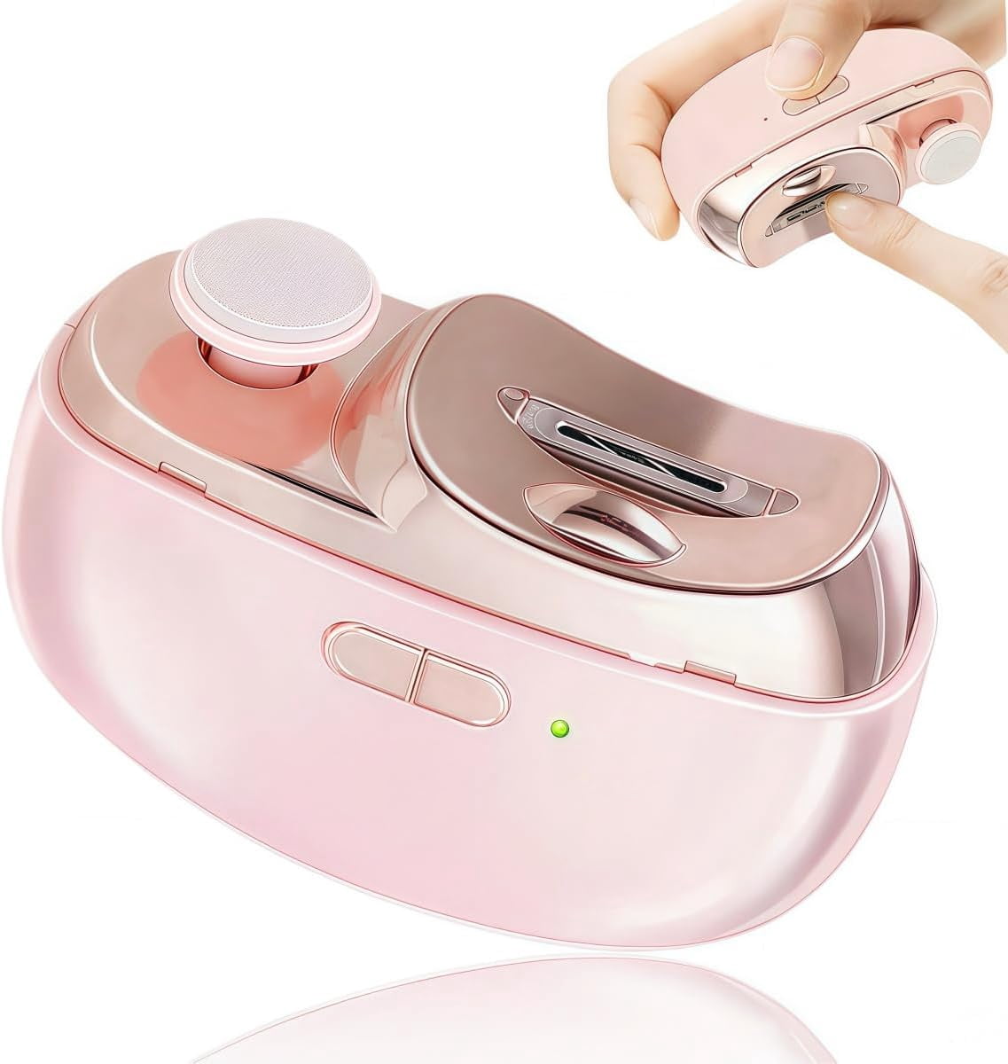 Electric Nail Clipper,Automatic Baby Nail Clippers,2-in-1 Fingernails ...