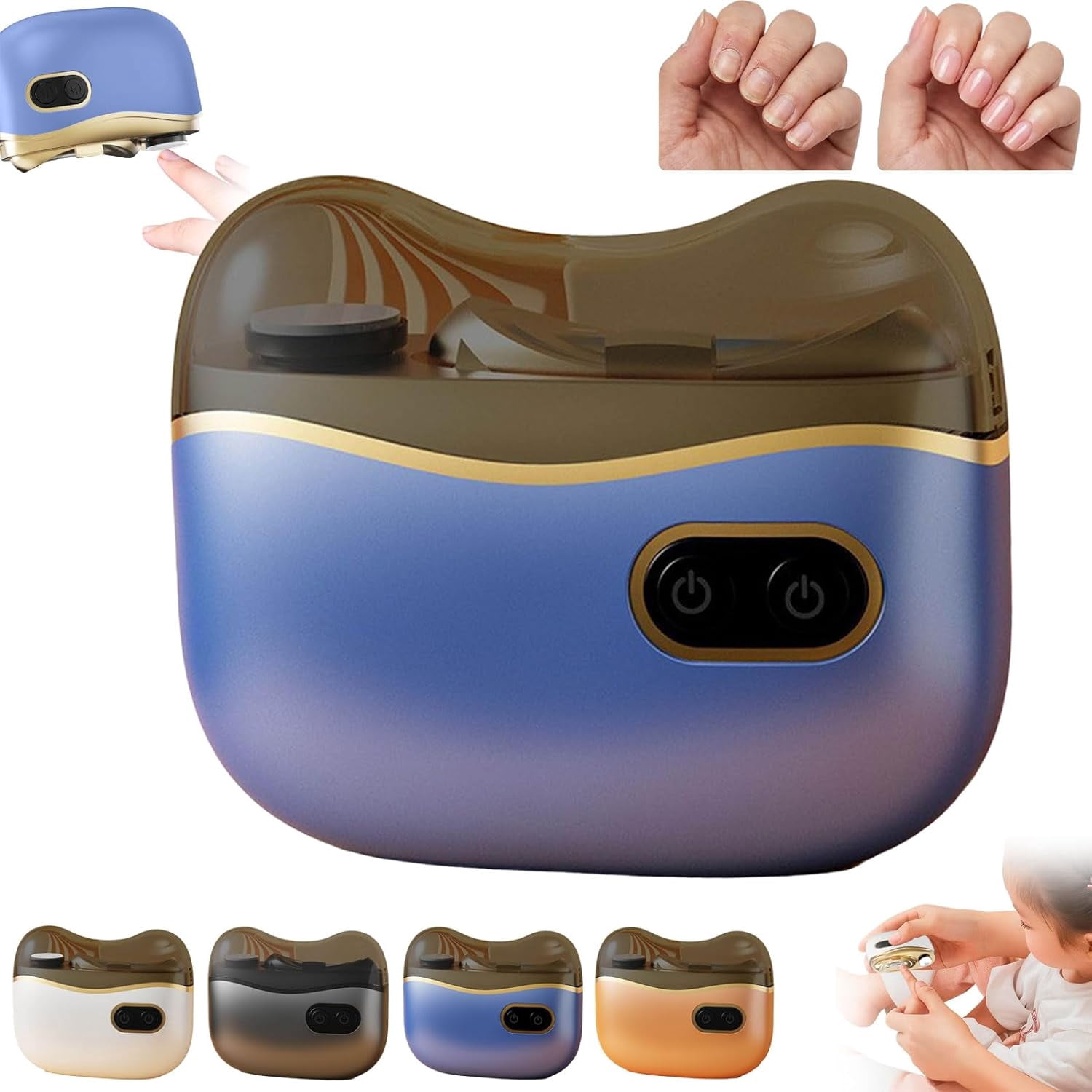 Electric Nail Clipper Automatic Electric Nail Trimmer for Adults for ...