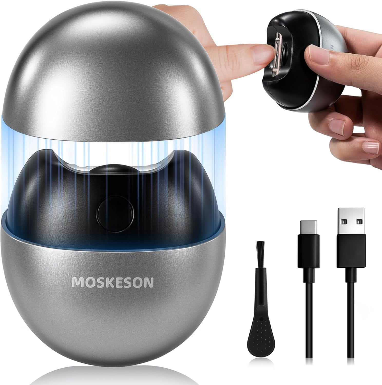 Electric Nail Clipper: Automatic Fingernail mer with Clip Storage and ...