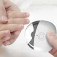 Electric Nail Clipper, Cordless Rechargeable Nail Cutter with LED Light ...