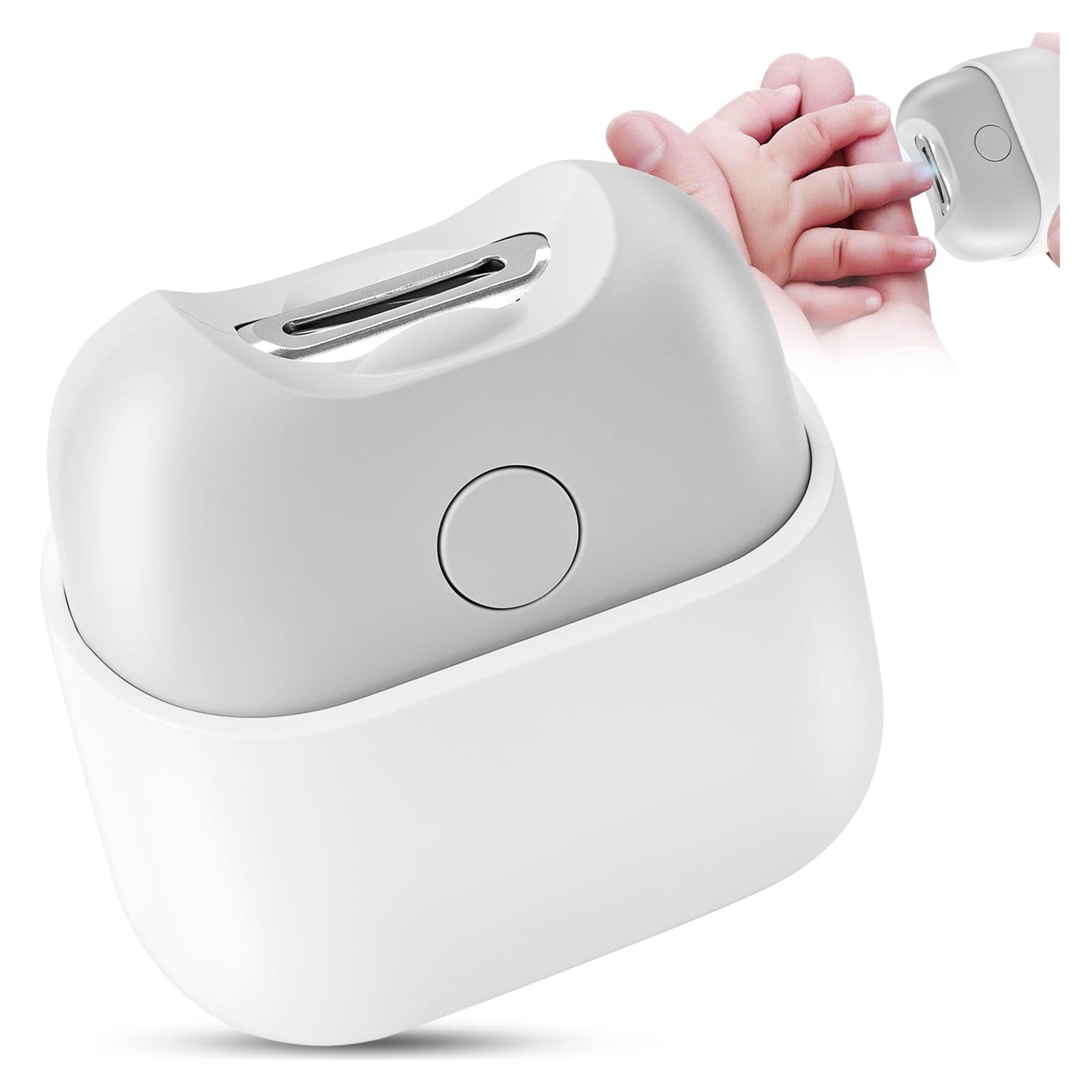 Electric Nail Clipper with Light, Automatic Nail Clipper Rechargeable ...