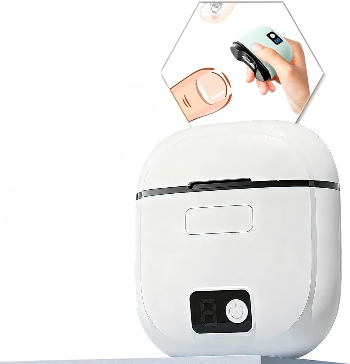 Electric Nail Clipper, Oblique Nail Clippers Set, Includes an Automatic ...