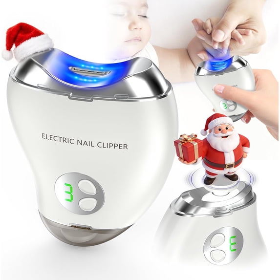 Electric Nail Clipper Rechargeable – Automatic 3-Speed Nail mer for ...