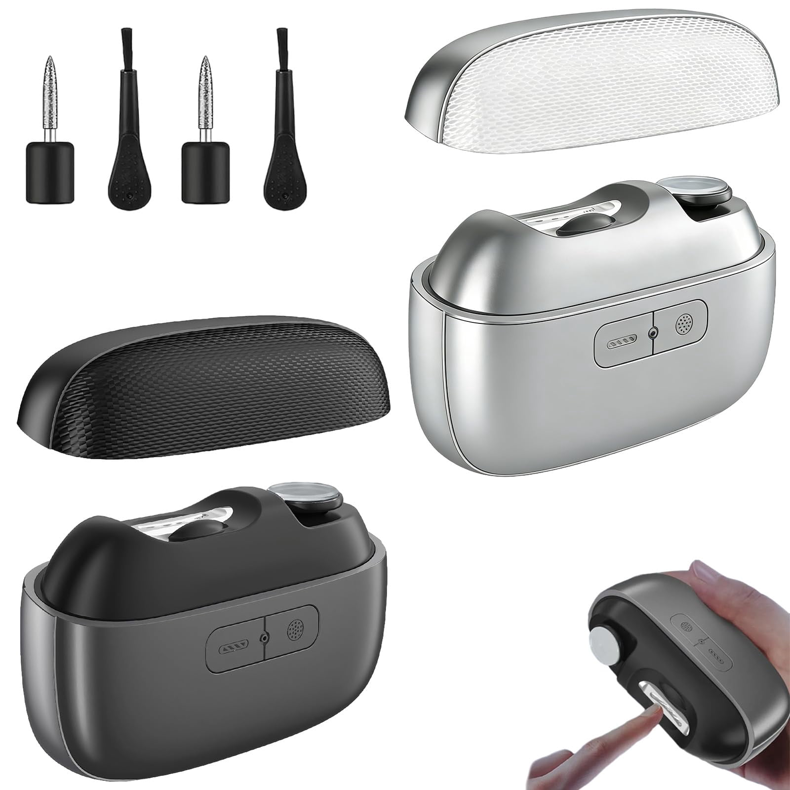 Electric Nail Clipper, Smart Nail Clipper, 3-in-1 Automatic Electric ...