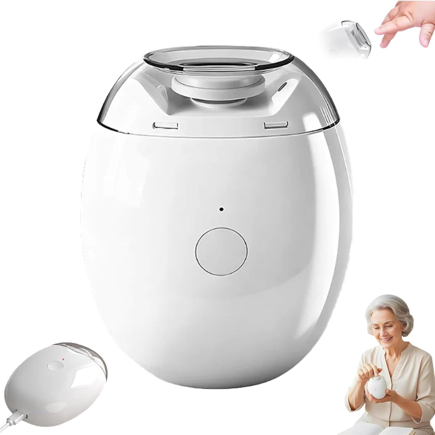 Electric Nail Clipper with Light, Universal Automatic Fingernail ...