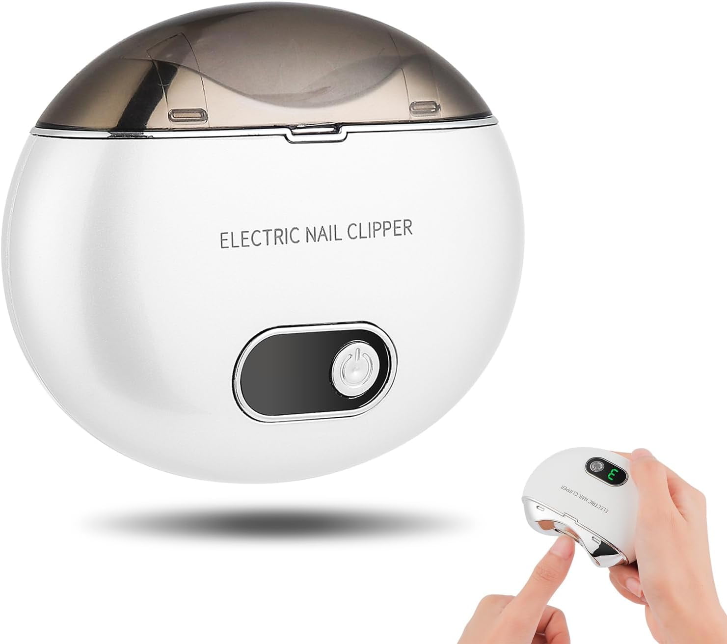 Electric Nail Clippers, Rechargeable Fingernail Clippers 3 Speeds Nail ...