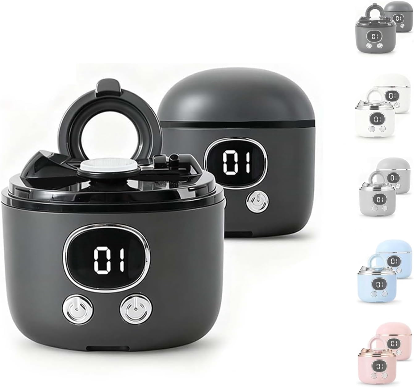 Electric Nail Clippers for Seniors with Magnifier, 2026 New 2-in-1 ...