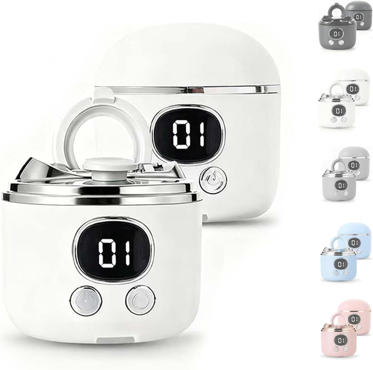 Electric Nail Clippers for Seniors with Magnifier, 2026 New 2-in-1 ...