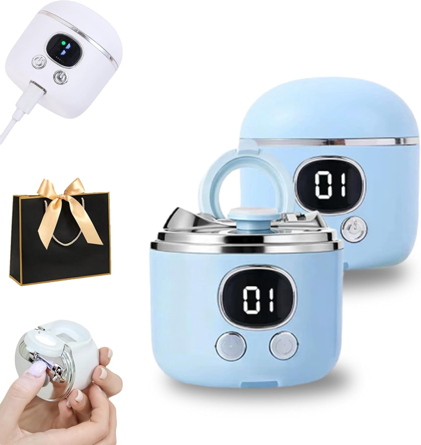 Electric Nail Clippers for Seniors with Magnifier, Smart Toe Nail ...