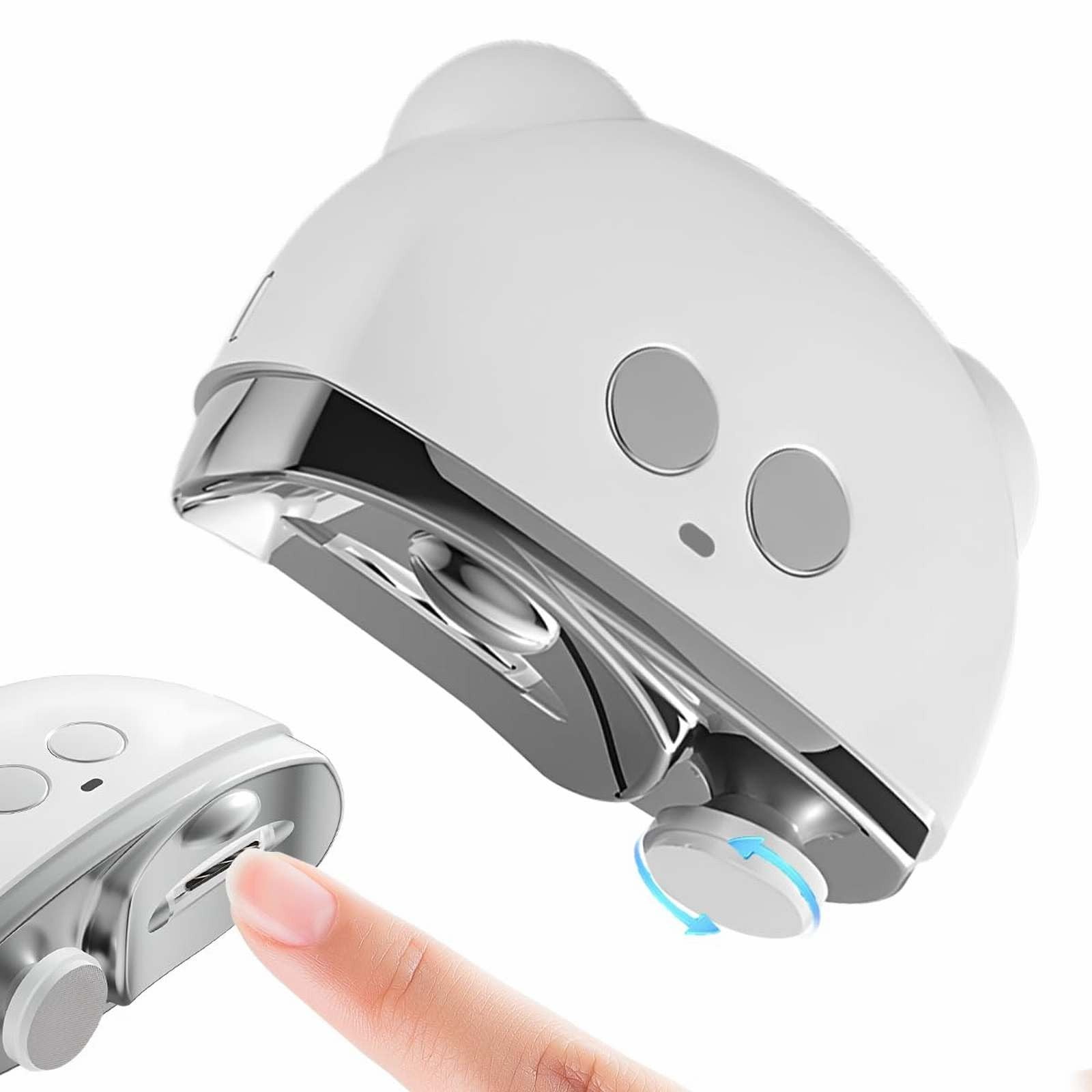 Electric Nail Clippers for Seniors - Nail Clipper with LED Light ...