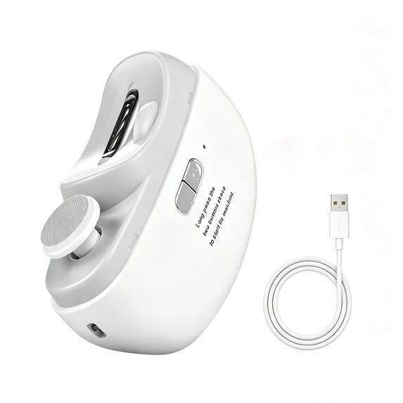 Electric Nail Clippers for Kids Adults Seniors, Rechargeable with Light ...