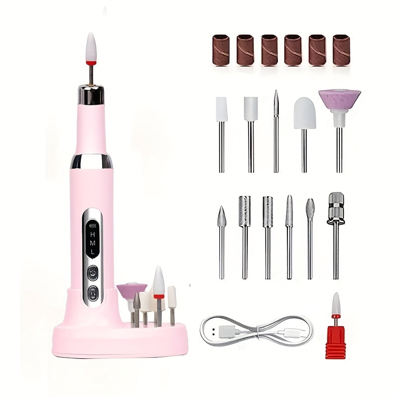 Electric Nail Drill Machine Professional with Drill Bits & Sanding ...