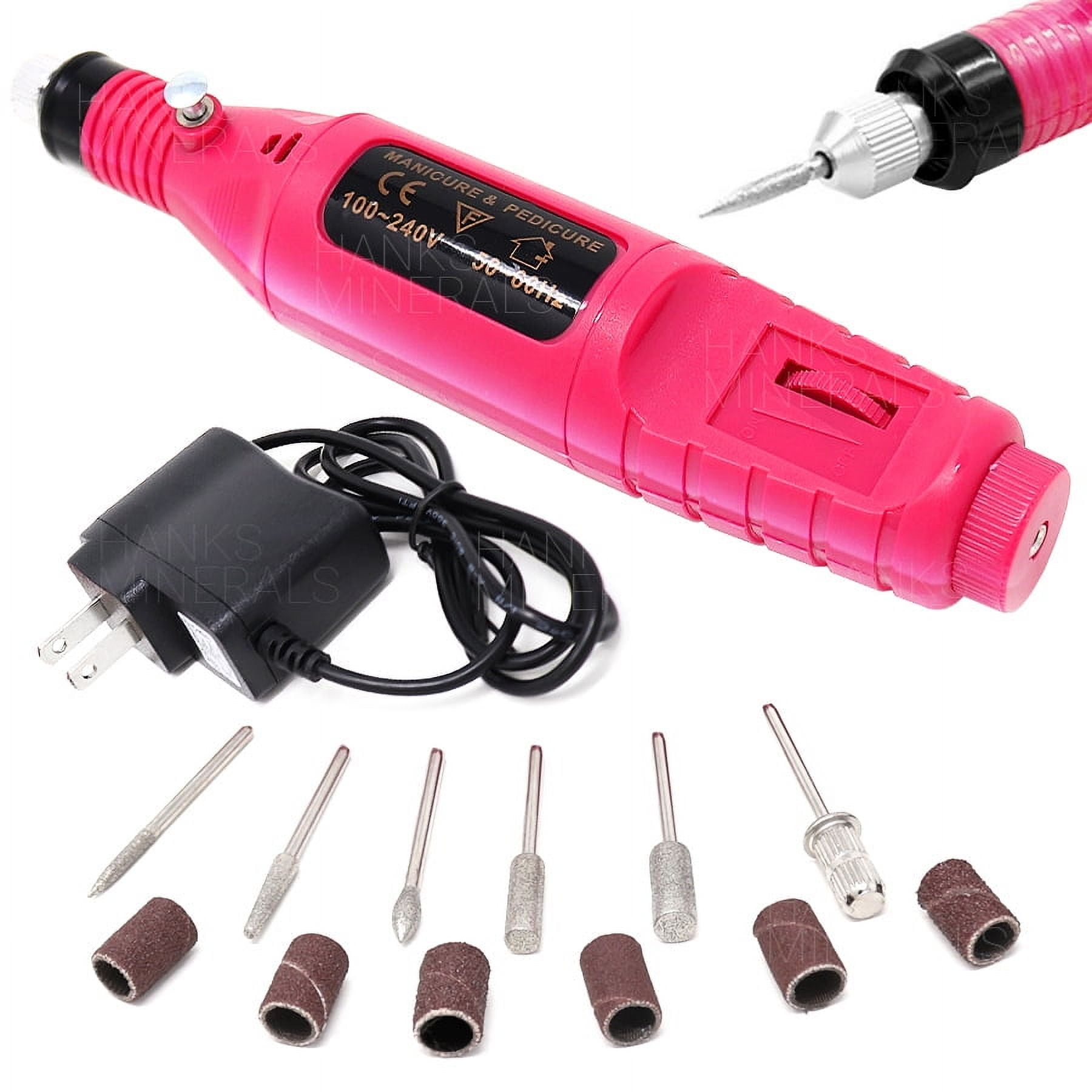 Electric Nail File Drill Tool Filer Kit Art Manicure Pedicure Acrylic ...