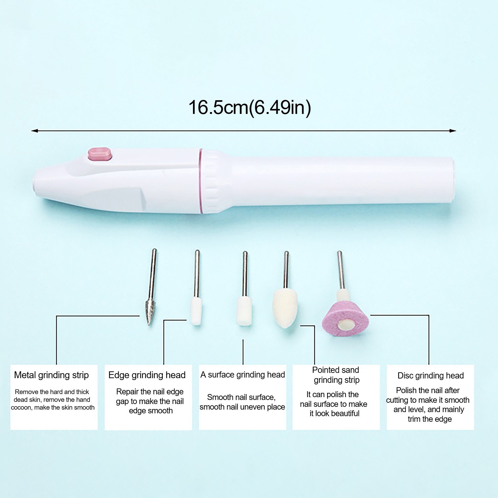 Electric Nail File Kit | Professional Adjustable Speed Drill for ...