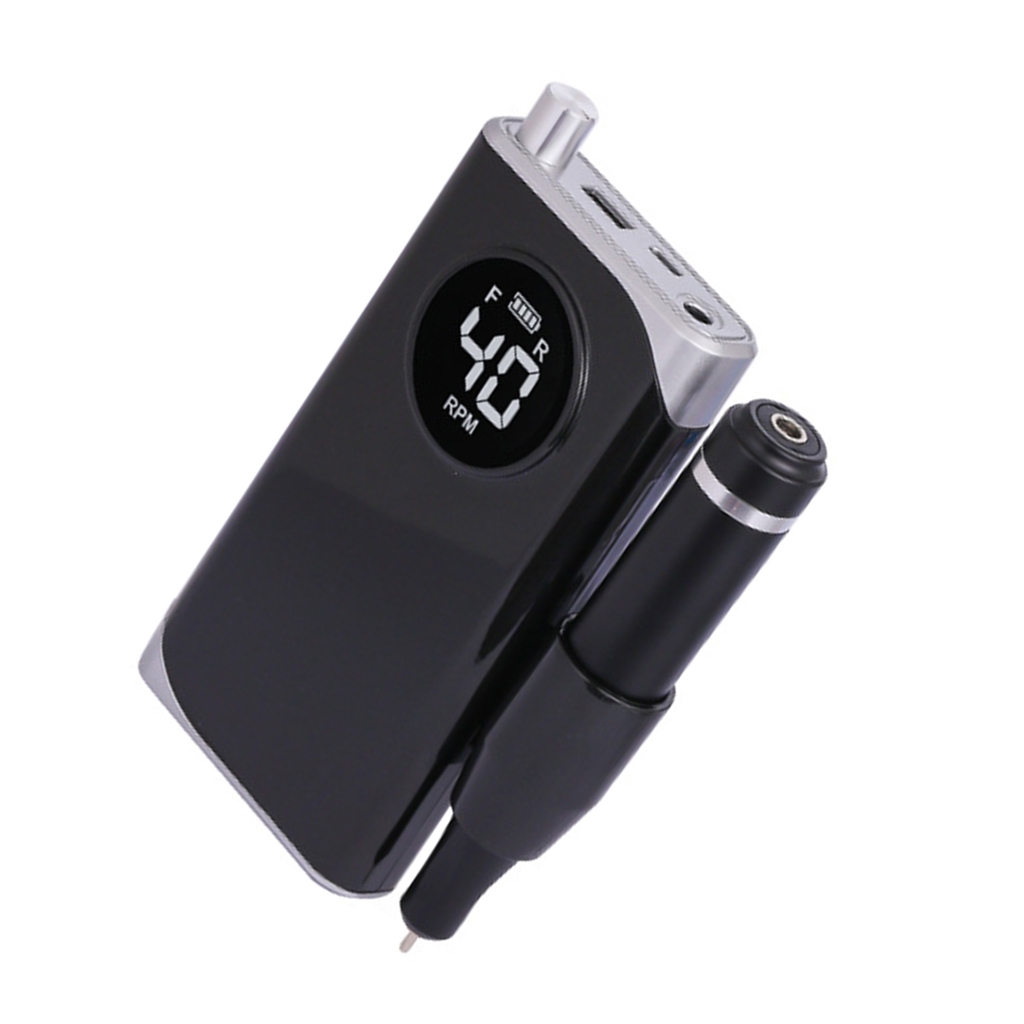 Electric Nail File Machine Cordless E-file with Bits Kit Manicure Salon ...