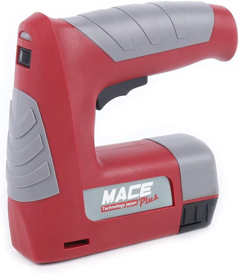 Electric Nail Gun, Electric Stapler 4.2V Powerful Motor Cordless Brad ...