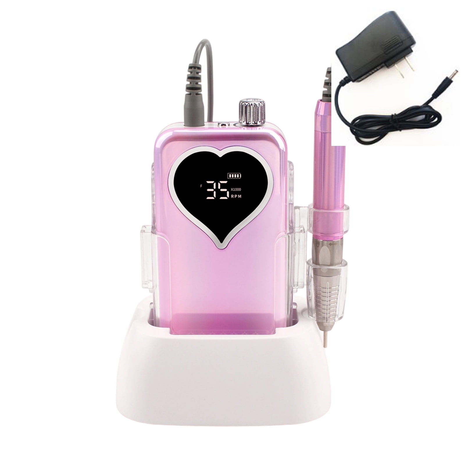 Electric Nails Grinder Reverse Rotation Rechargeable Cordless Nails ...